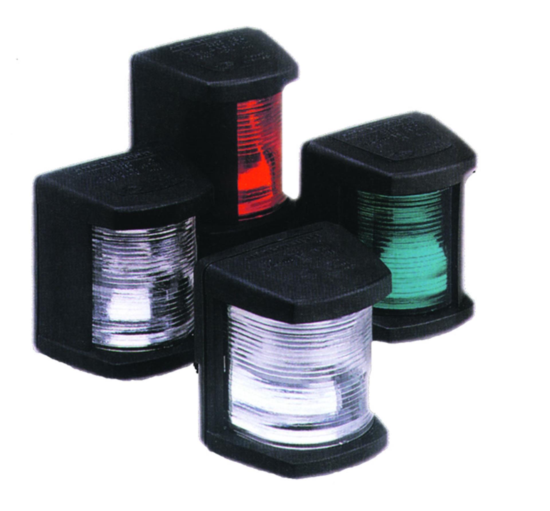 Hella Kleine Backbordlaterne, schwarzes Gehäuse (rot) gü