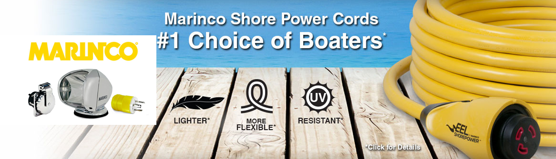 Marinco - Elektrische Systeme bei Gründl Bootsimport