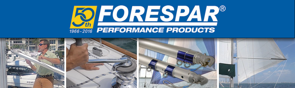 Forespar's Marelon Fittinge und Spinnakerbaum Endbeschläge bei Gründl