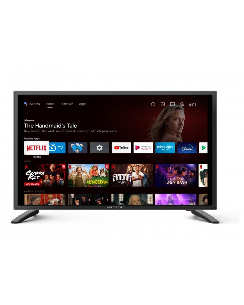 Majestic 22 Zoll Smart LED TV, Full-HD, Global TV, DVD,